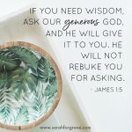 4 Bible Verses for When You Need Wisdom - Sarah Forgrave